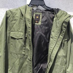 DC | Jackets & Coats | Lightweight Military Jacket With Hood | Poshmark